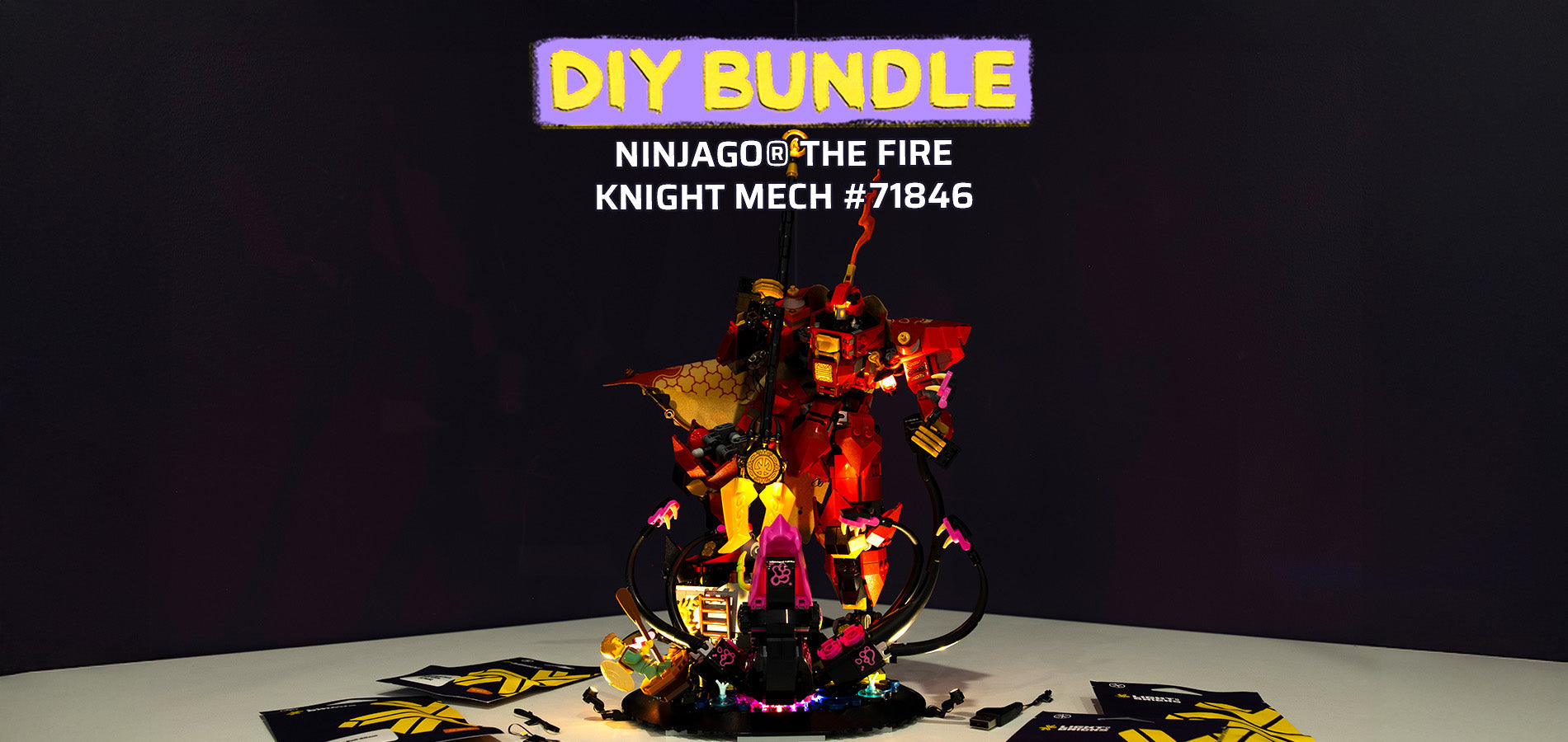 DIY Light Bundle for LEGO® NINJAGO The Fire Knight Mech #71846 – Light ...