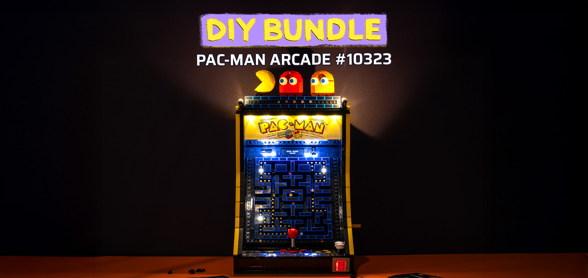 DIY Light Bundle for LEGO® PAC-MAN Arcade #10323 – Light My Bricks USA