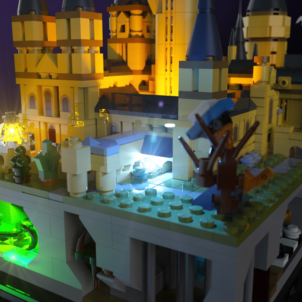 LMB 2.0 Light Kit for LEGO Hogwarts Castle & Grounds #76419 – Light My ...