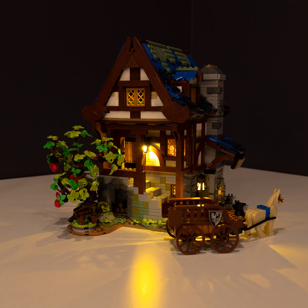 LEGO® Medieval Blacksmith #21325 DIY Light Bundle – Light My Bricks USA