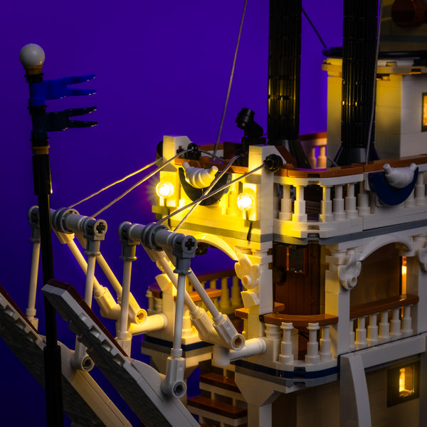 LMB 2.0 Light Kit for LEGO River Steamboat #21356 – Light My Bricks USA