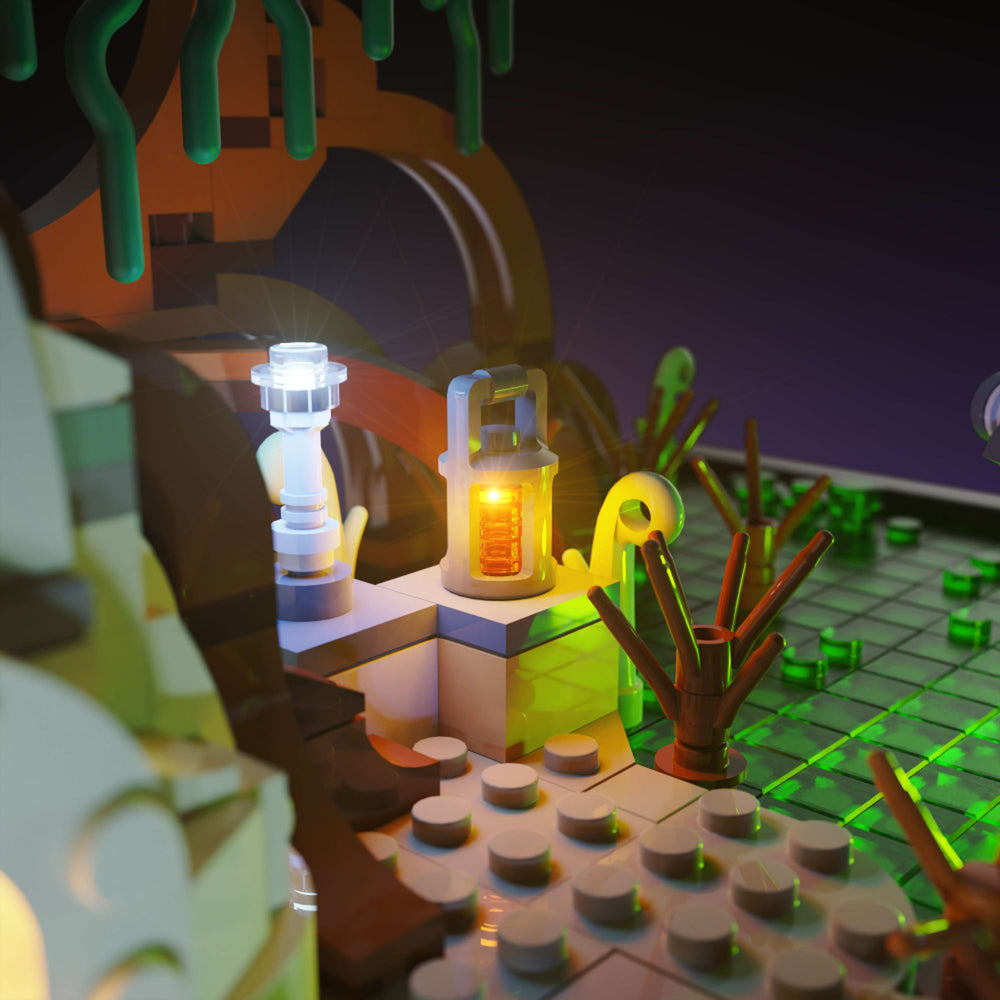 LMB 2.0 Light Kit for LEGO Star Wars Dagobah Jedi Training Diorama #75 ...