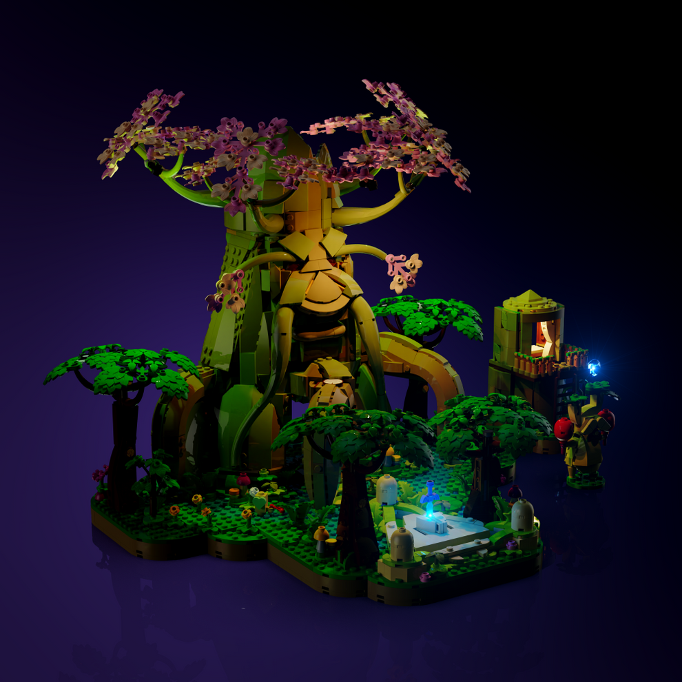 LMB 2.0 Light Kit for LEGO The Legend of Zelda Great Deku Tree 2-in-1 ...