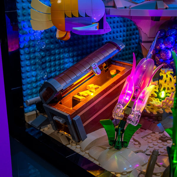 Light Kit for LEGO® Tropical Aquarium #10366 | Light My Bricks – Light ...