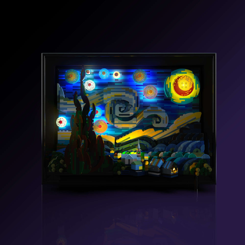 LMB 2.0 Light Kit for LEGO Vincent van Gogh - The Starry Night #21333 ...