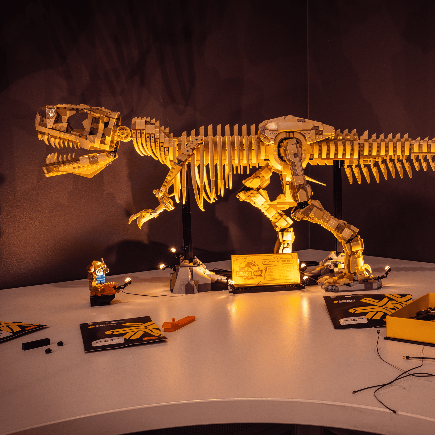 LEGO® Dinosaur Fossils Tyrannosaurus Rex #76968 DIY Light Bundle ...